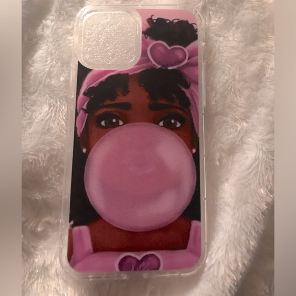 Cell Phones & Accessories | Nwt Iphone 12 Black Girl Magic Bubble Gum ...